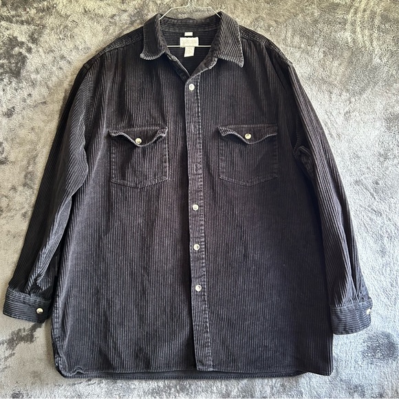 king size | Shirts | King Size Mens Big Tall 2xlt Longsleeve Corduroy ...
